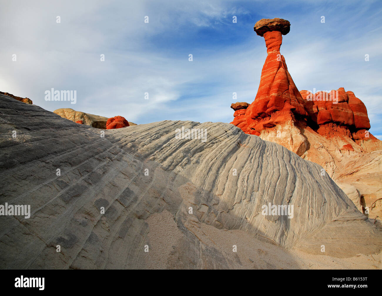 Toadstool rock formation Stock Photo - Alamy