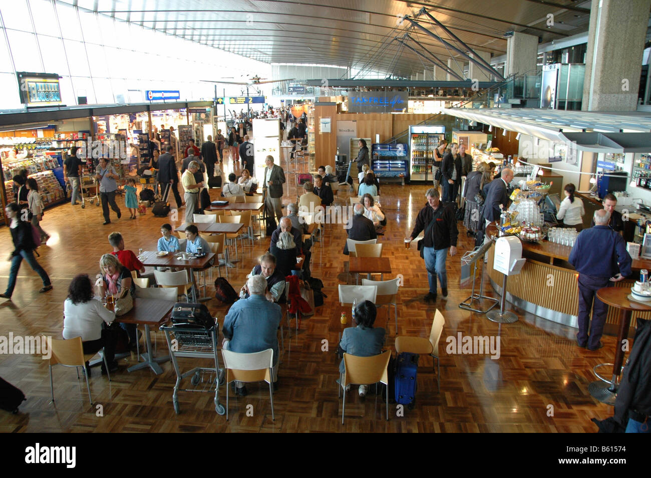 Passengers in Helsinki Airport, Finland, Europe Stock Photo - Alamy