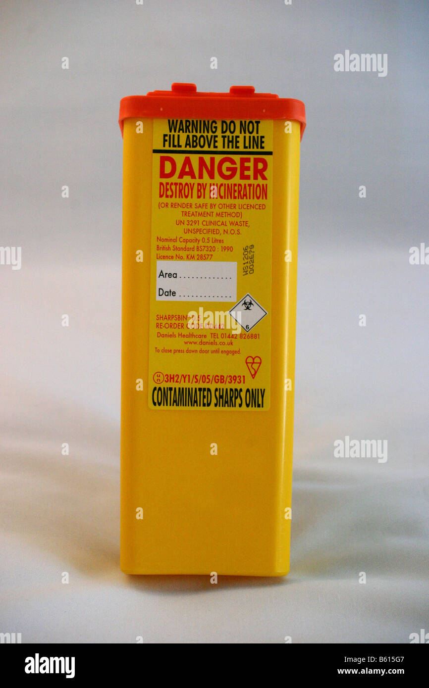 Safety sharps hi-res stock photography and images - Alamy