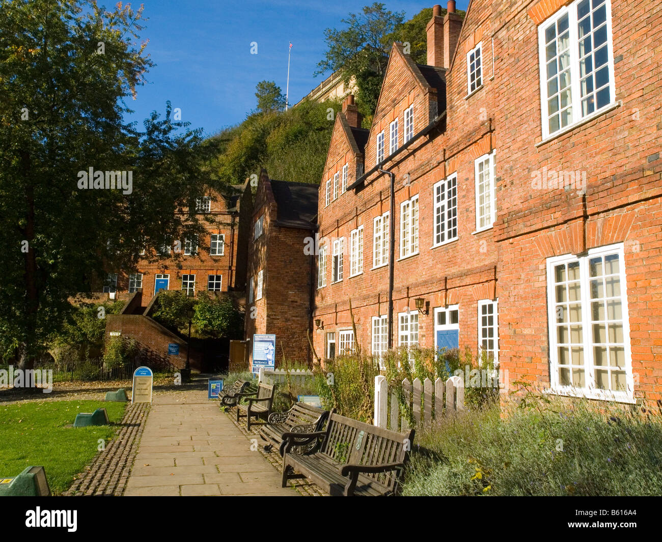 A bright sunny day at the Brewhouse Yard Museum of Nottingham Life in ...