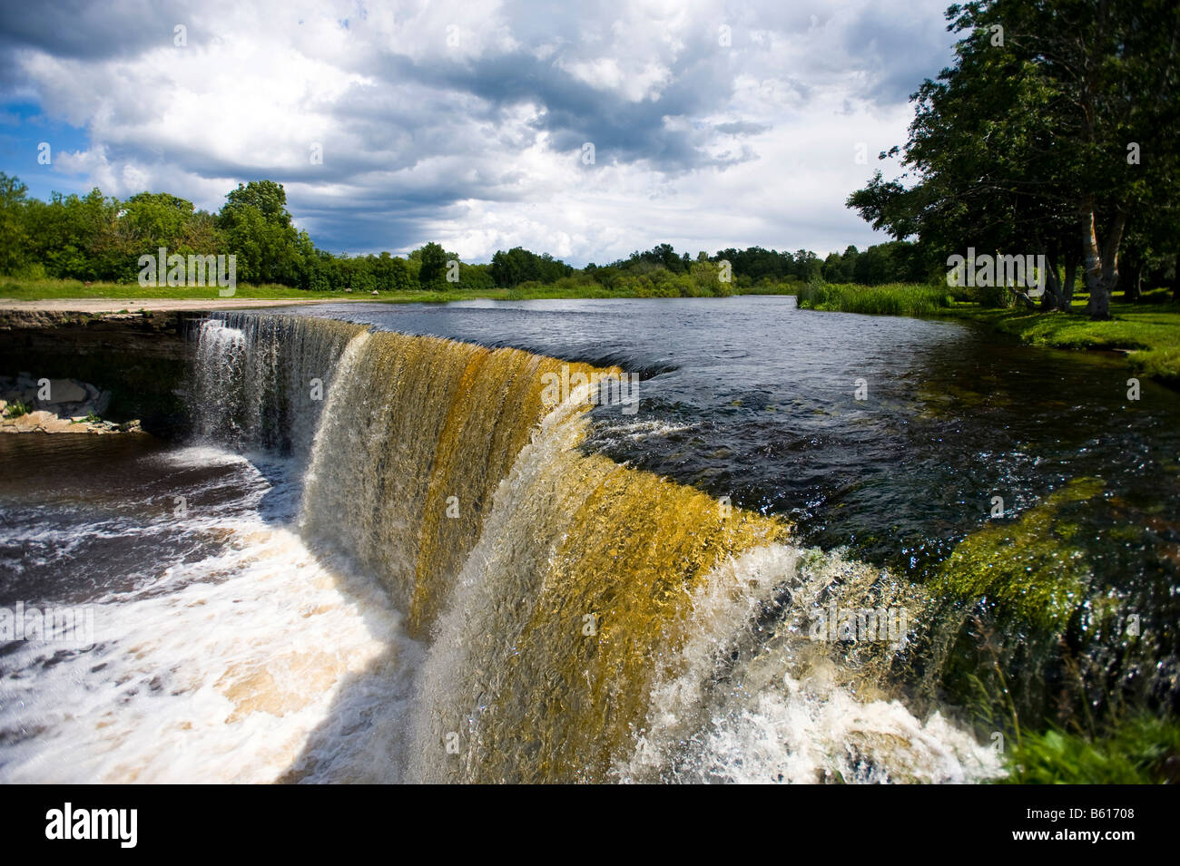 Jaegala Falls, Estonia, Baltic States, Northeastern Europe Stock Photo ...
