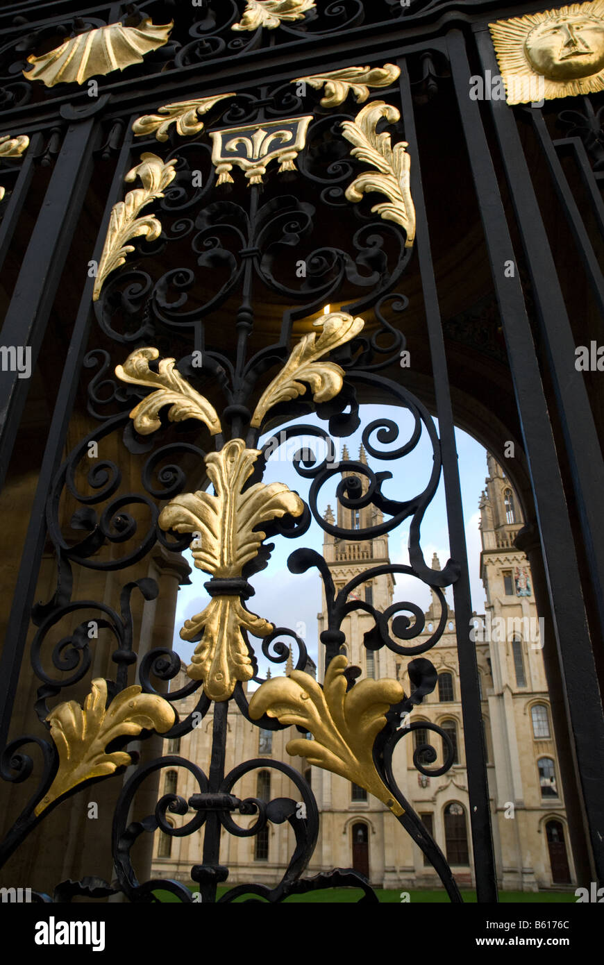 View from the college gate Stock Photo - Alamy