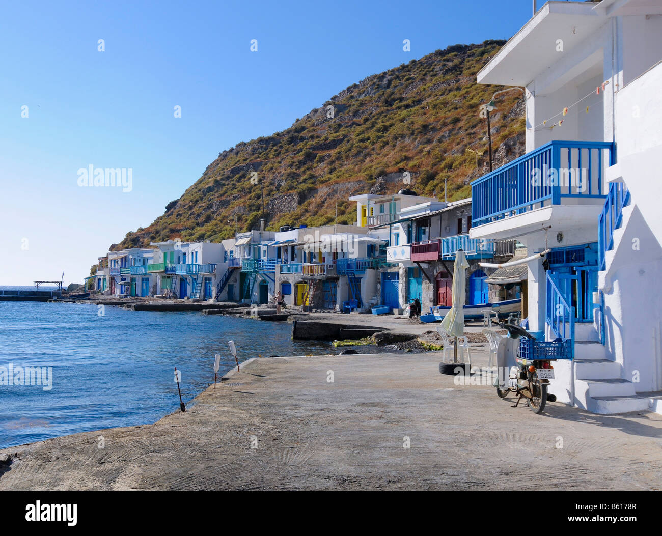Typical greek fishing village hi-res stock photography and images - Alamy