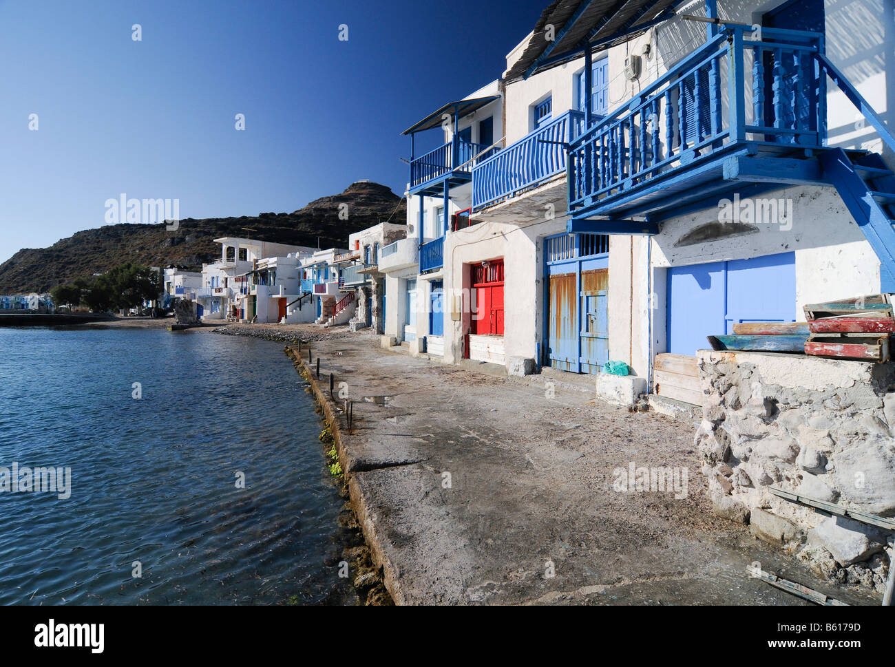 Typical greek fishing village hi-res stock photography and images - Alamy