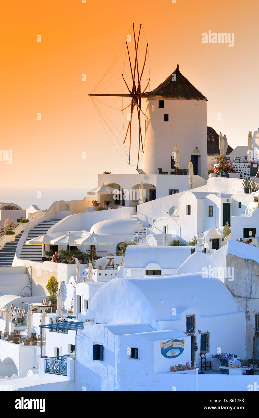 Windmills of santorini hi-res stock photography and images - Alamy