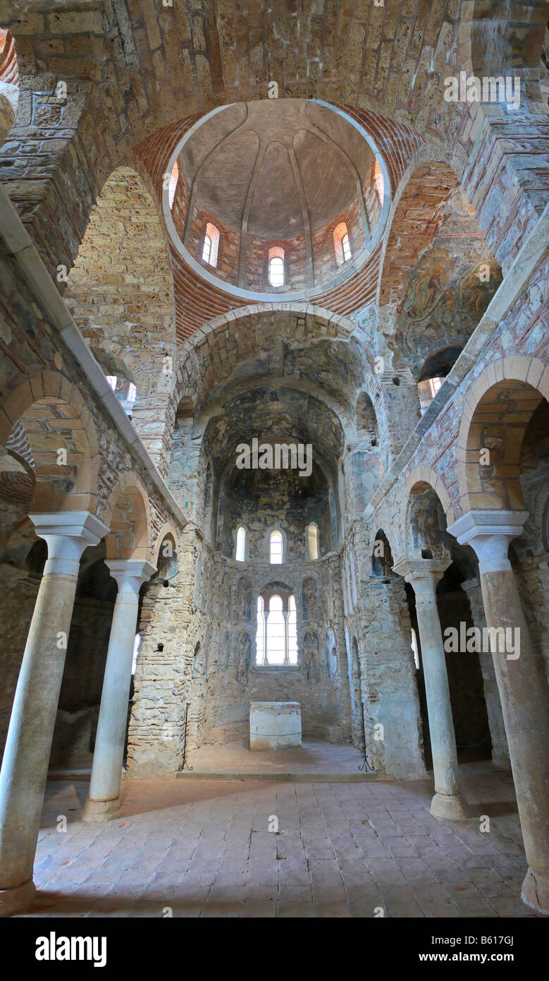 Interior shot of St. Theodore, a Byzantine chapel, ruins of the ...