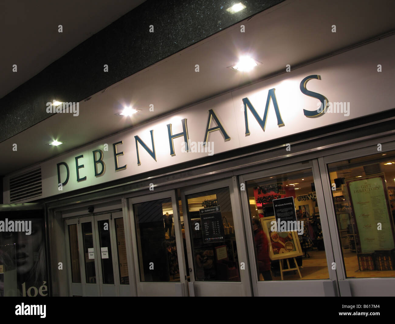 Debenhams Department Store Stock Photo - Alamy