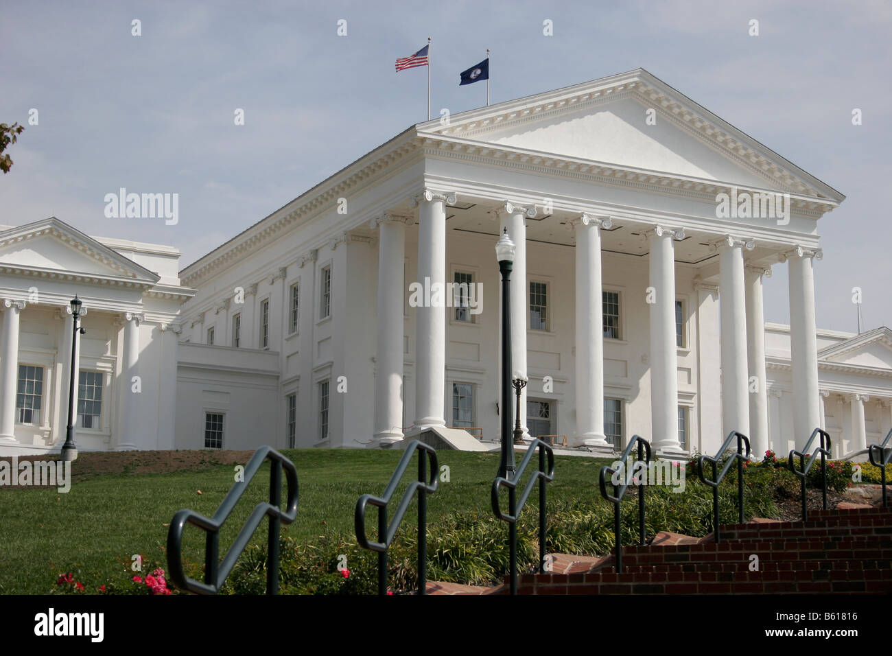 Virginia capitol building in Richmond Virginia Stock Photo - Alamy