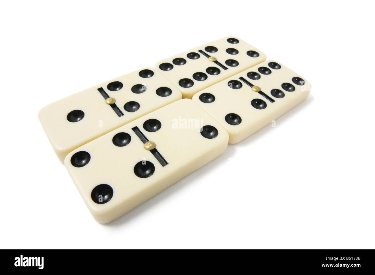 Domino pieces Cut Out Stock Images & Pictures - Alamy