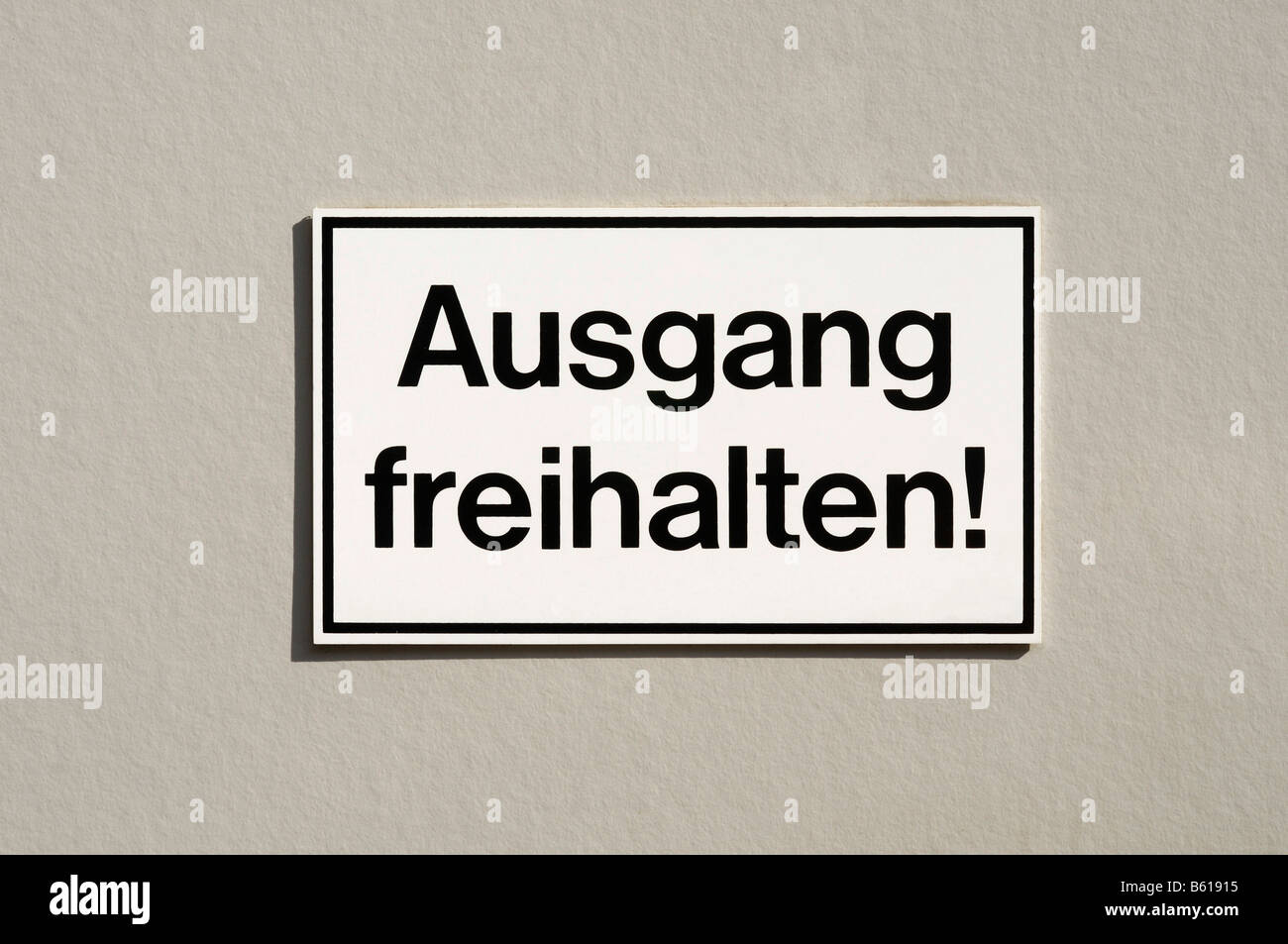 Ausgang hi-res stock photography and images - Alamy