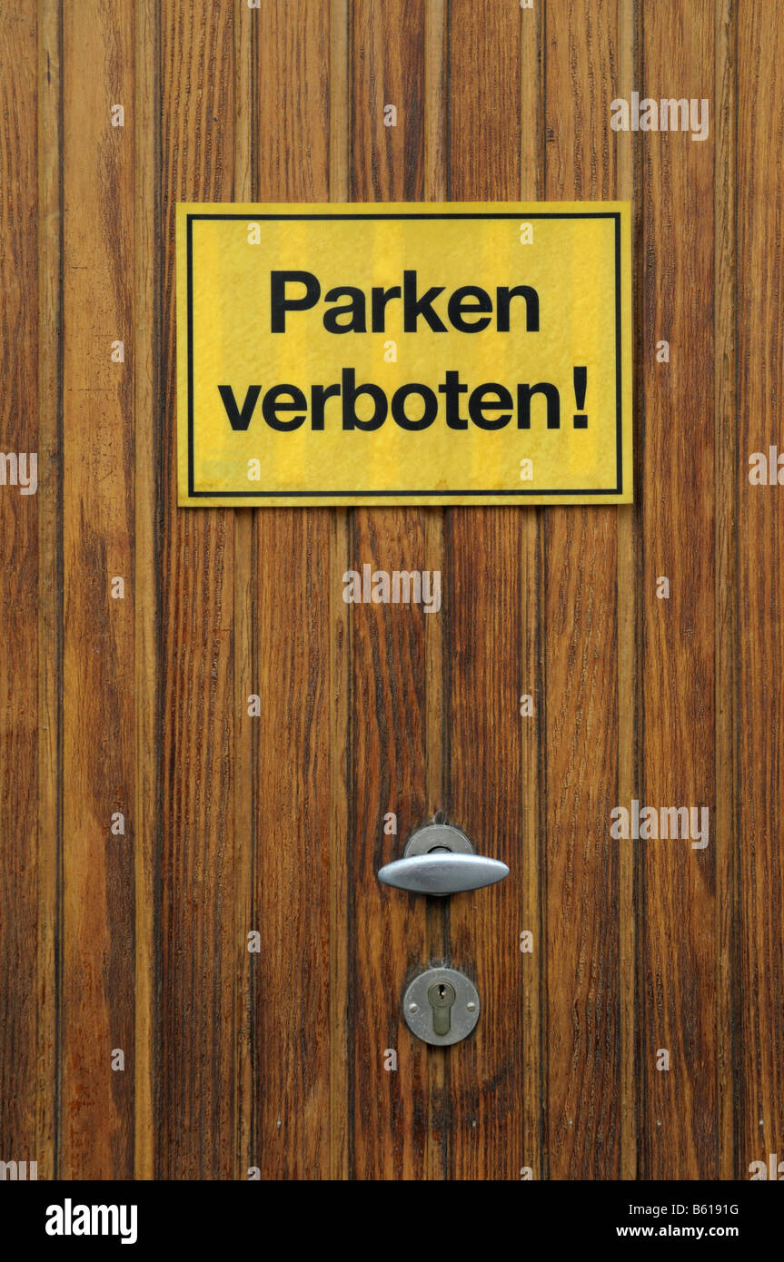 Parken verboten hi-res stock photography and images - Alamy