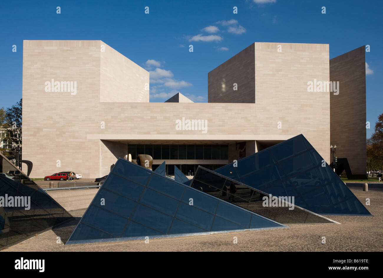 National Gallery of Art East Wing by I M Pei Washington D.C Stock Photo ...