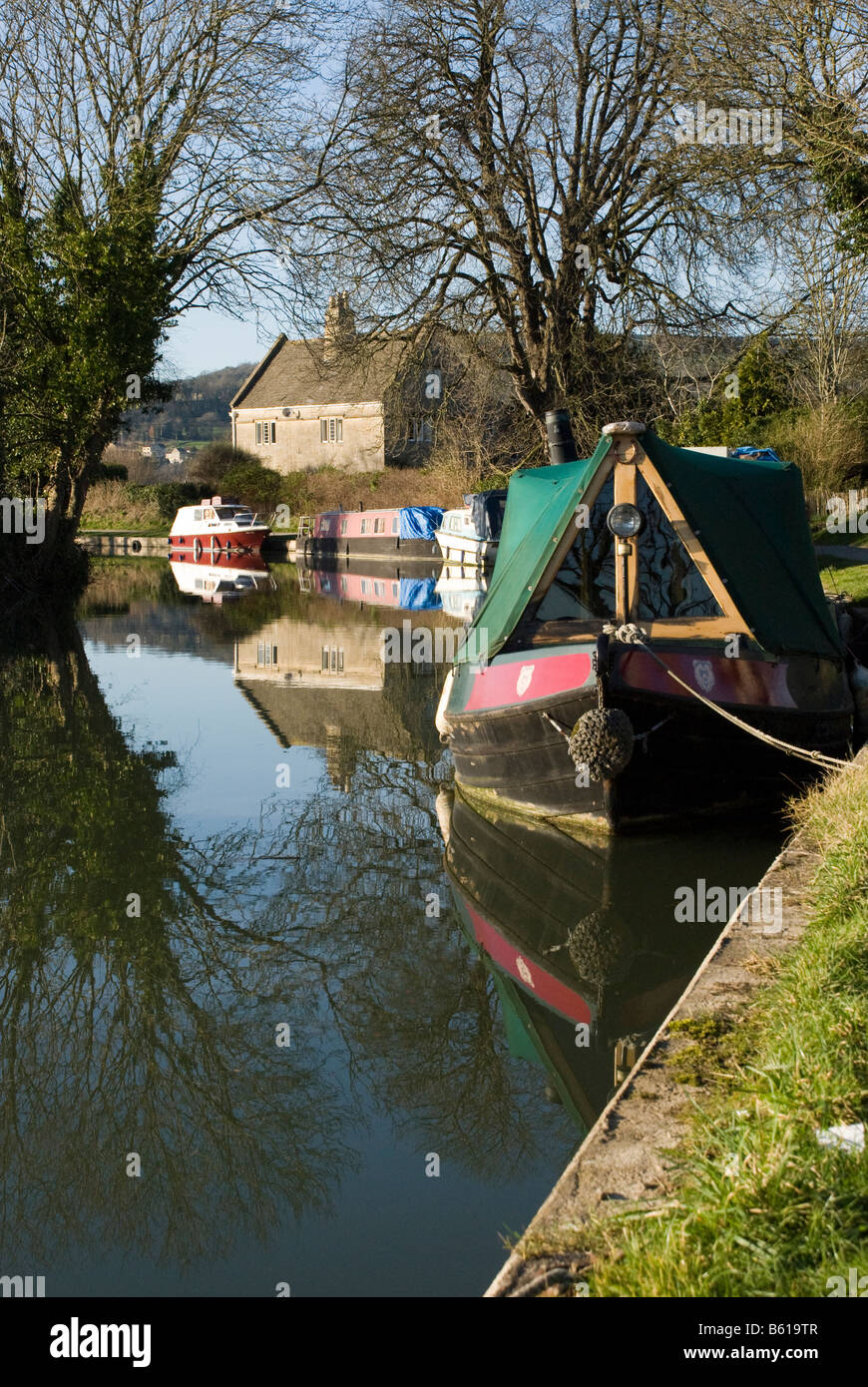 Canal at Bathampton Bath Somerset Stock Photo - Alamy