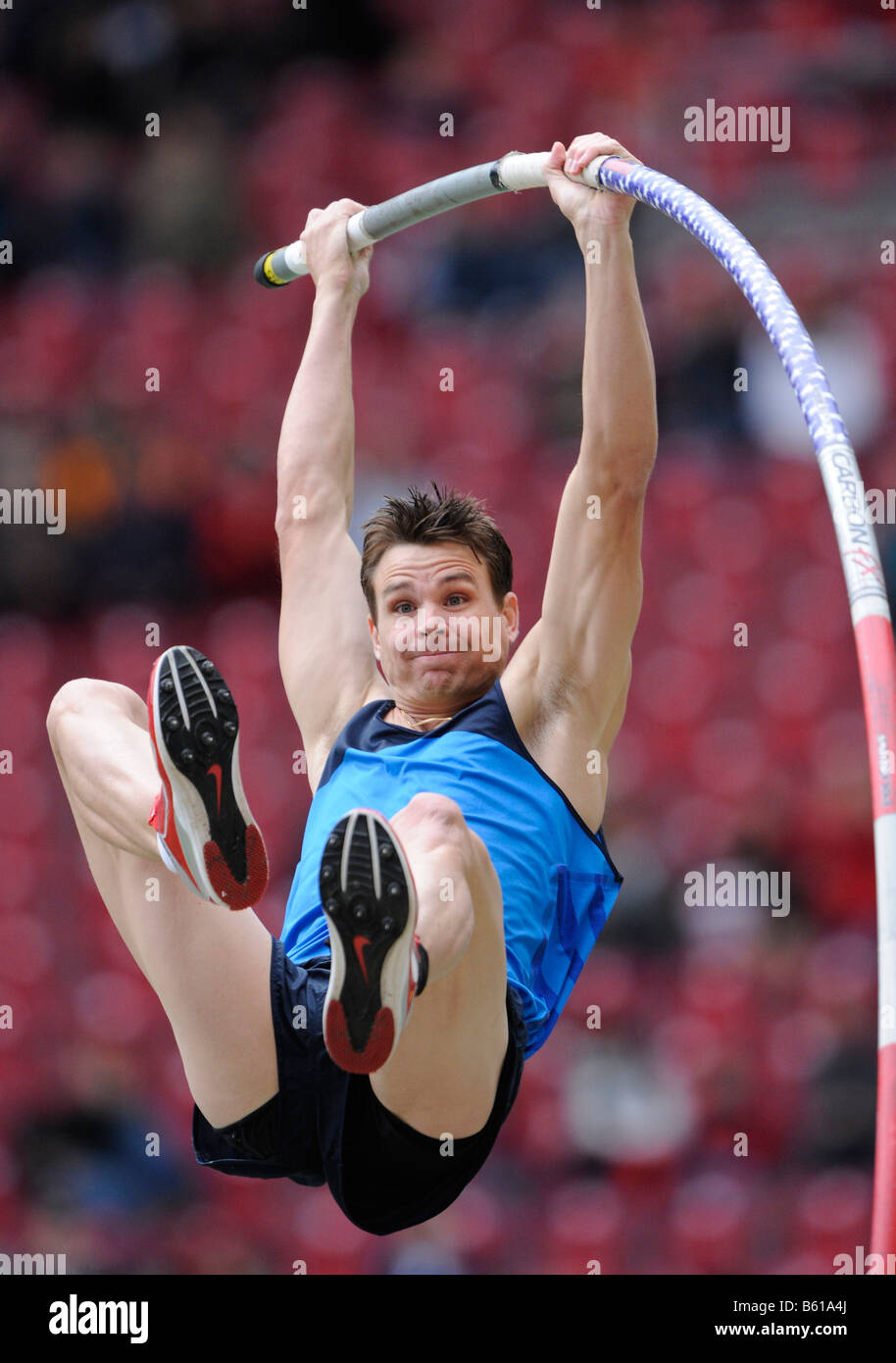 Derek MILES, USA, pole vault, first place, at the IAAF 2008 World ...