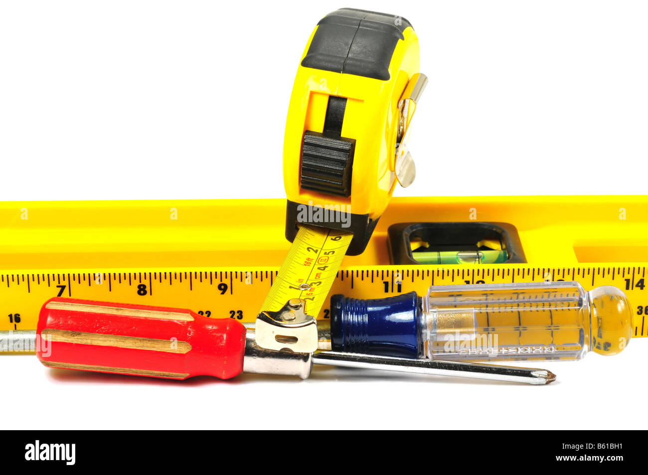 Tools isolated on a white background Stock Photo - Alamy