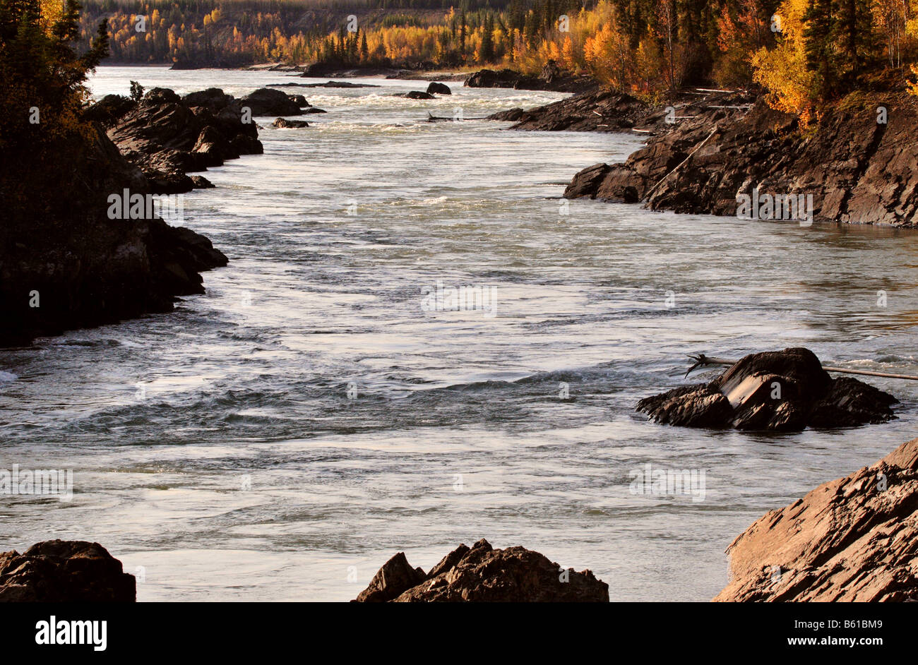 Coal River Northern British Columbia Canada Stock Photo - Alamy