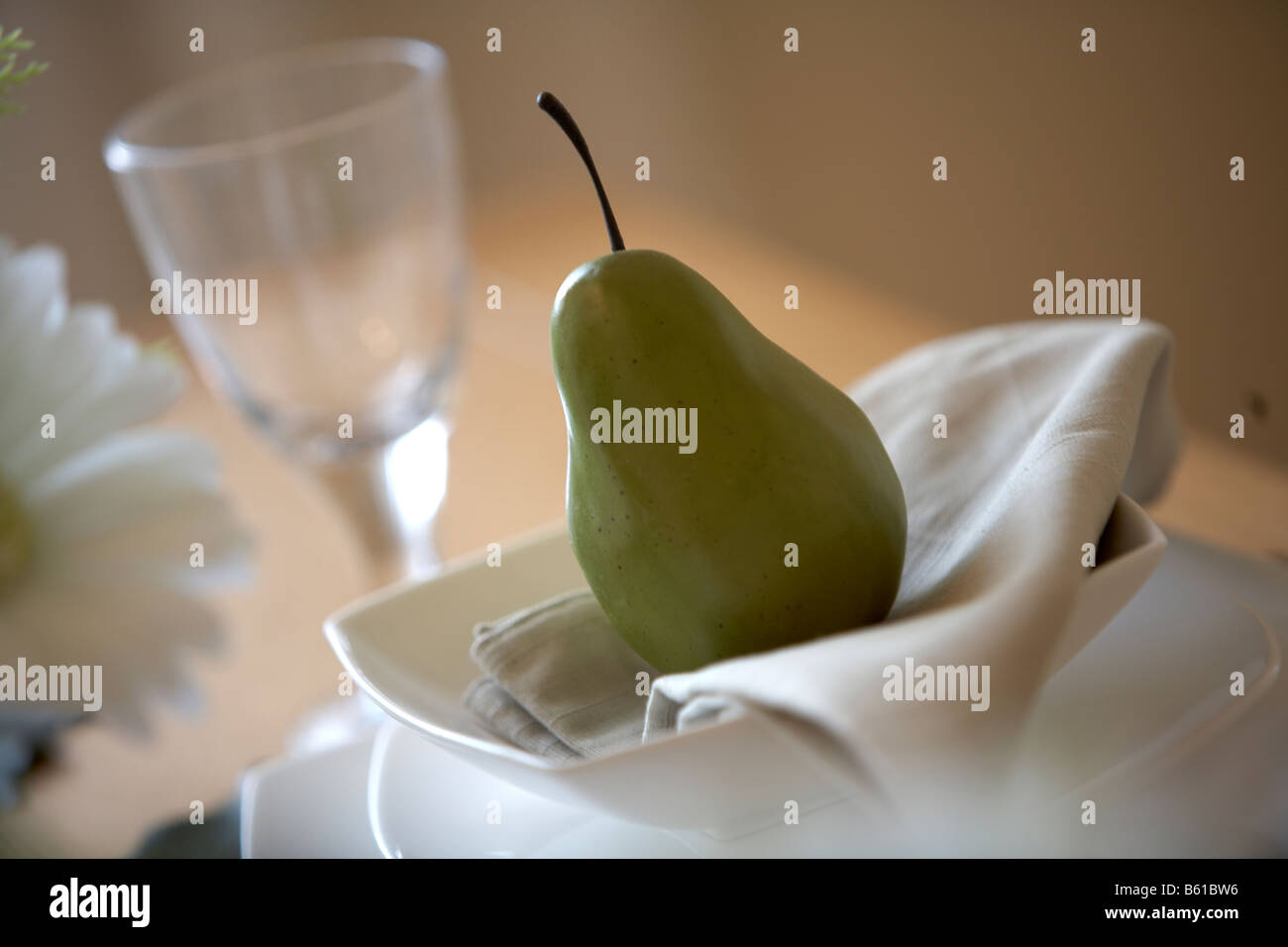still-life with pear Stock Photo - Alamy