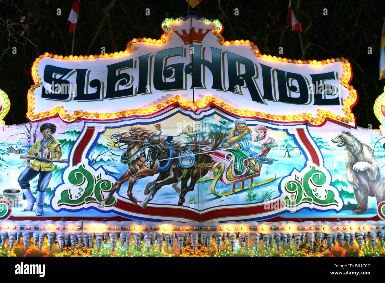 Funfair ride sign hi-res stock photography and images - Alamy