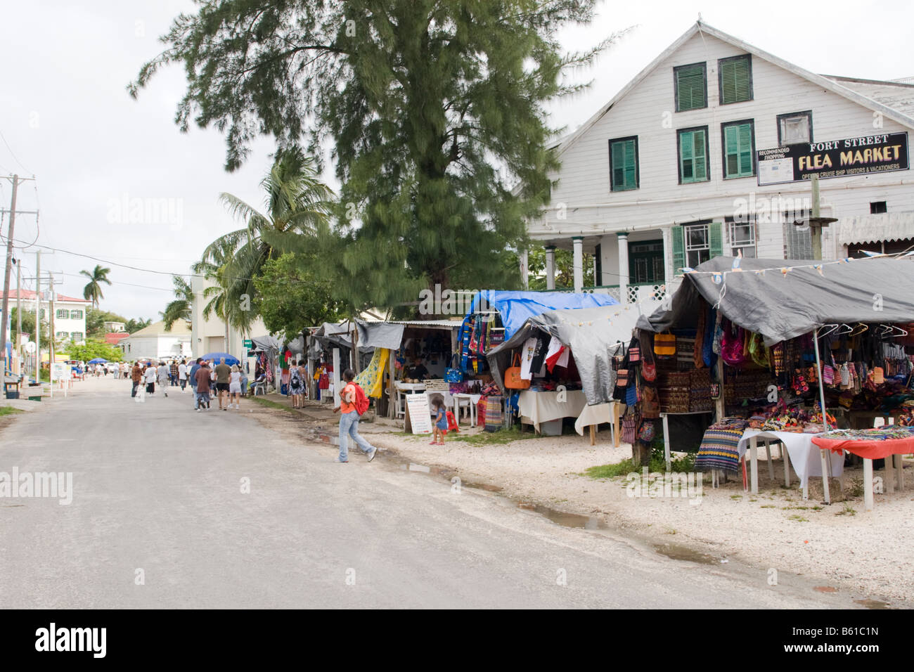 Street in belize city belize hi-res stock photography and images - Alamy