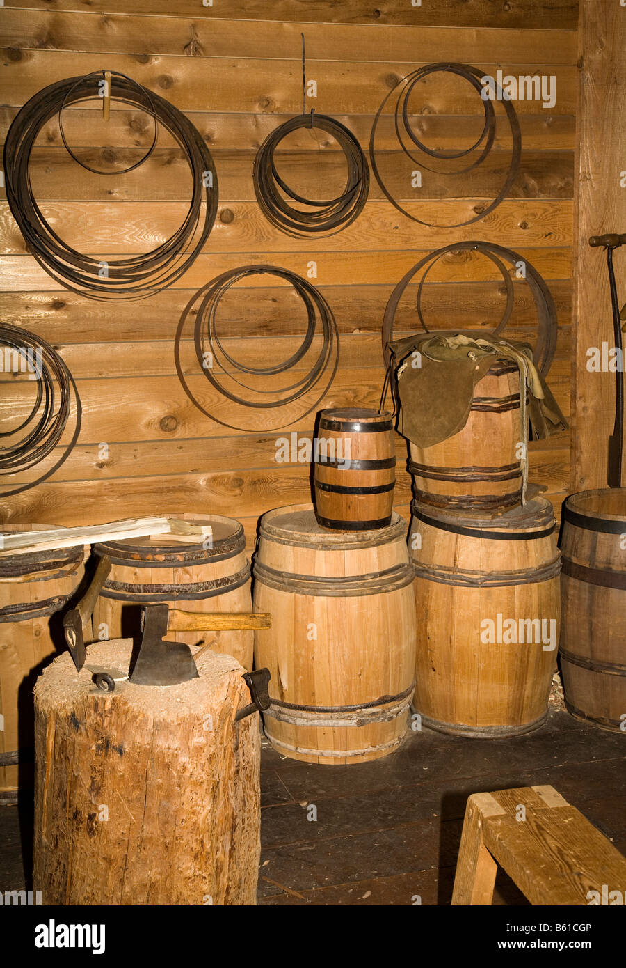 Barrel making tools hi-res stock photography and images - Alamy