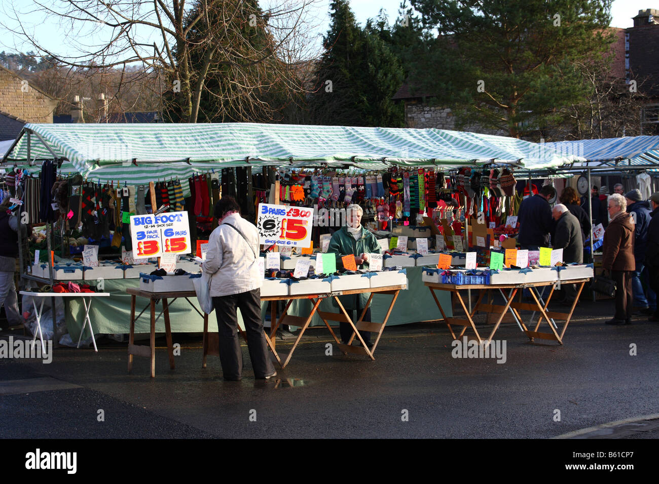 Bakewell Market, Bakewell, Derbyshire, England, U.K Stock Photo - Alamy