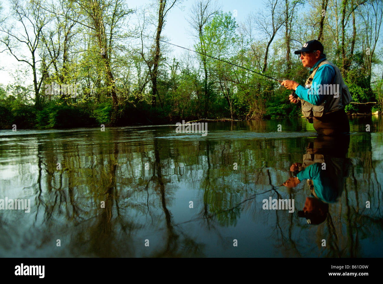 FLY FISHERMAN, AUTHOR & TEACHER JOE HUMPHREYS; YELLOW BREECHES ...