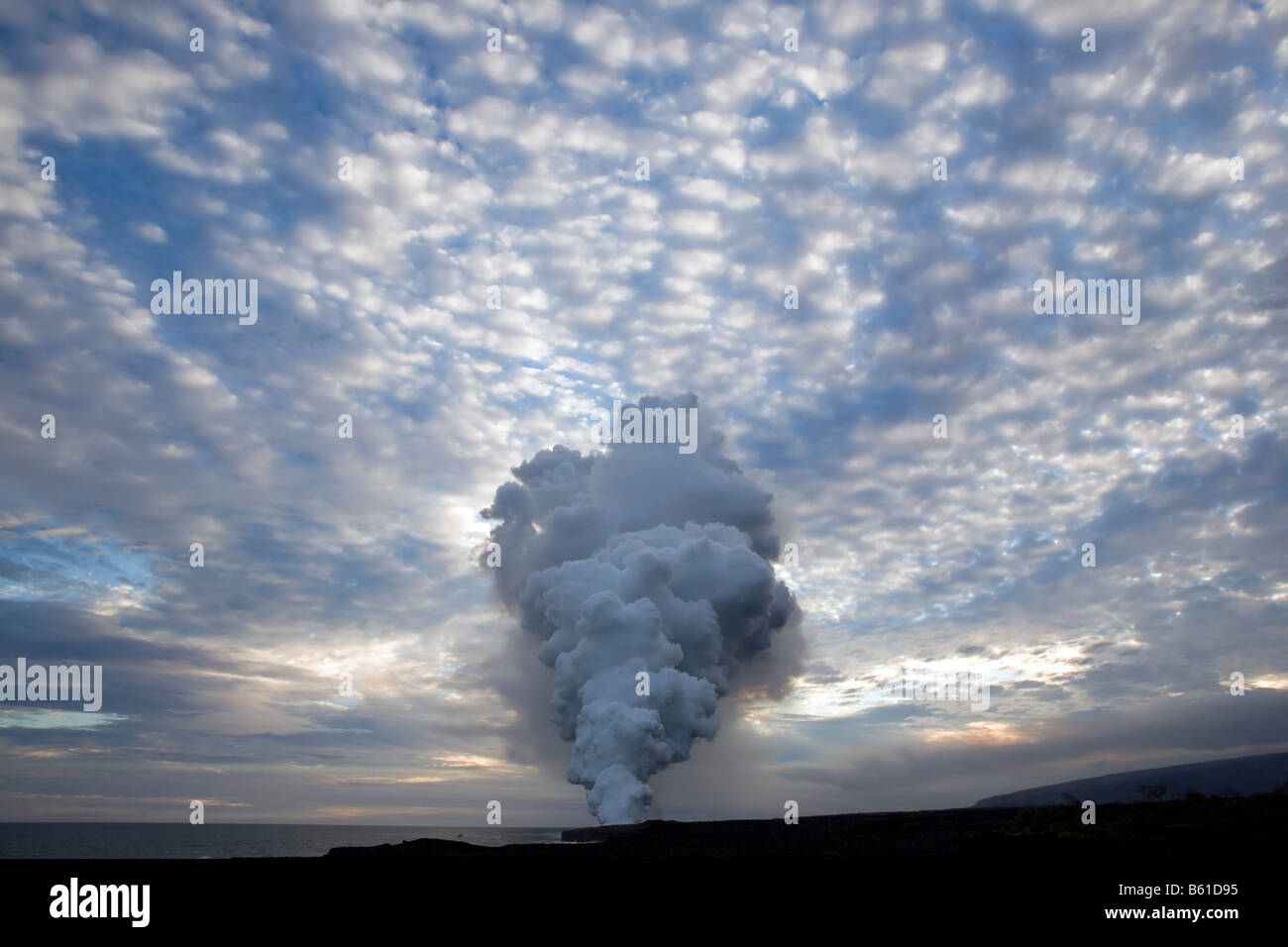 Smoke bellows from one of the many volcanic vents in Hawaii Volcanoes ...