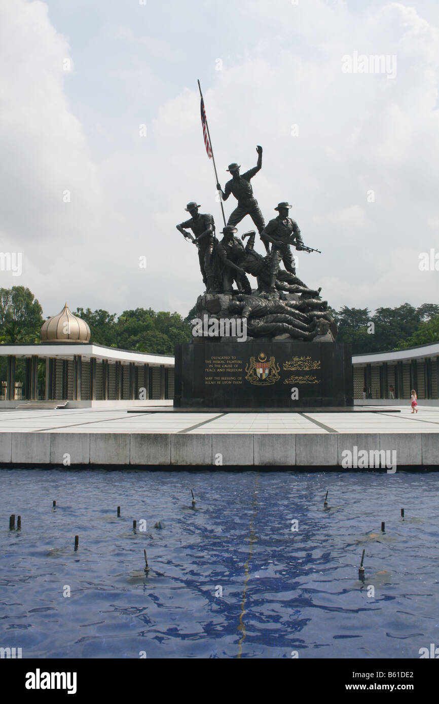 Malaysian National Monument statue Kuala Lumpur Malaysia April 2008 ...