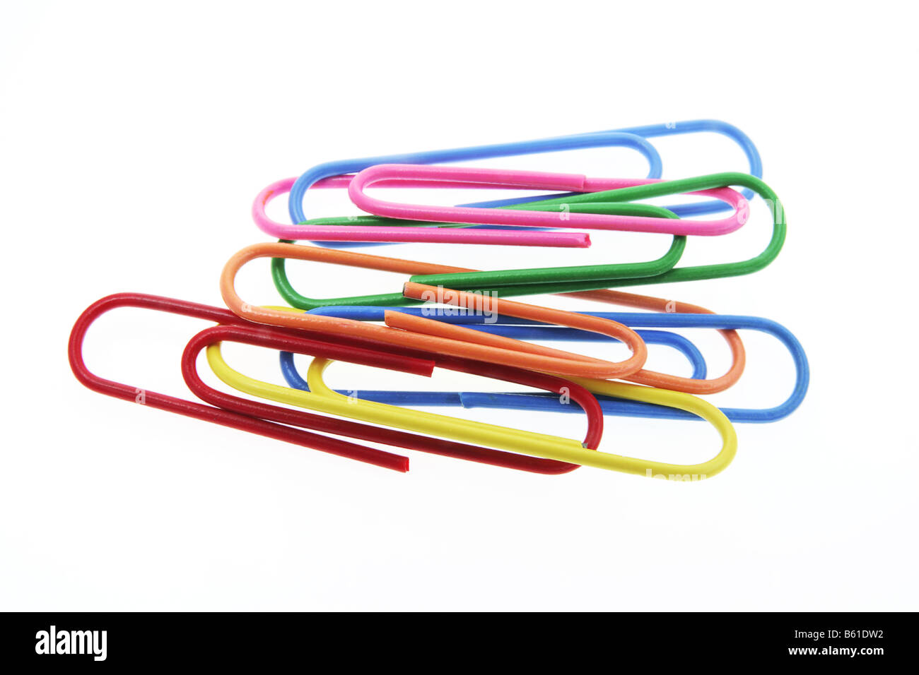 Office stationery paperclips hi-res stock photography and images - Alamy