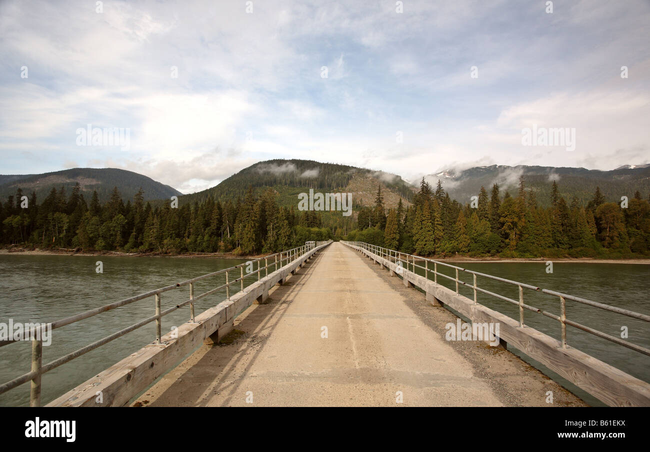 Bridge over Skeena River in British Columbia Stock Photo - Alamy