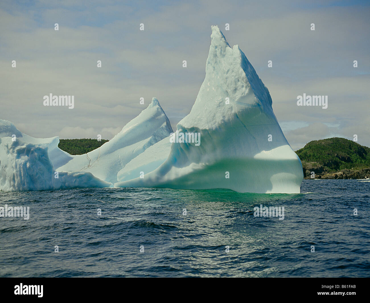 Iceberg in the Trinity Bay in Newfoundland,Canada Stock Photo - Alamy