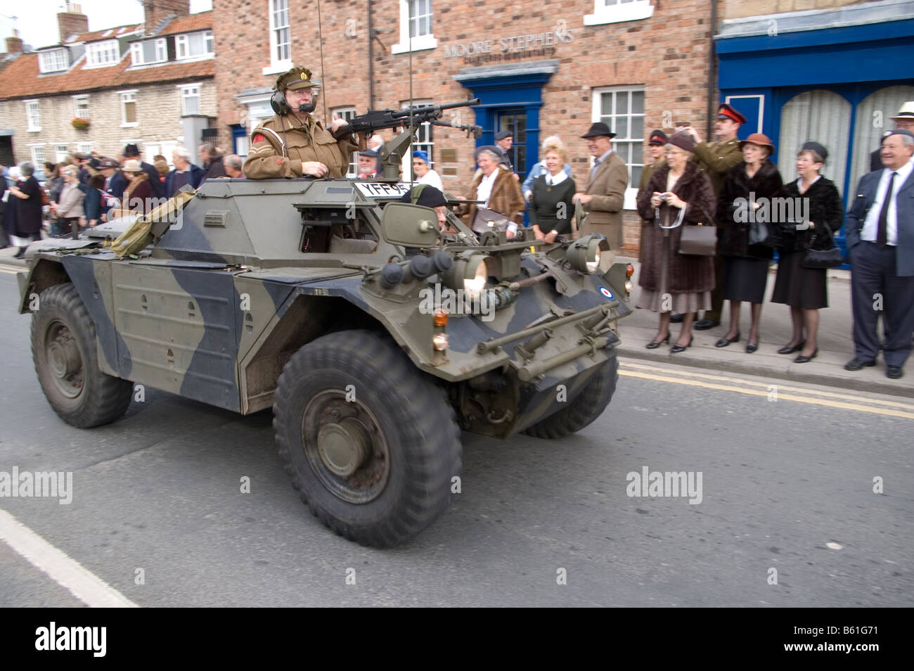 Parade at the war weekend at Pickering North Yorkshire Stock Photo - Alamy