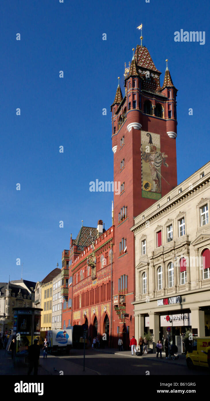 Town Hall, Basel, Switzerland Stock Photo - Alamy