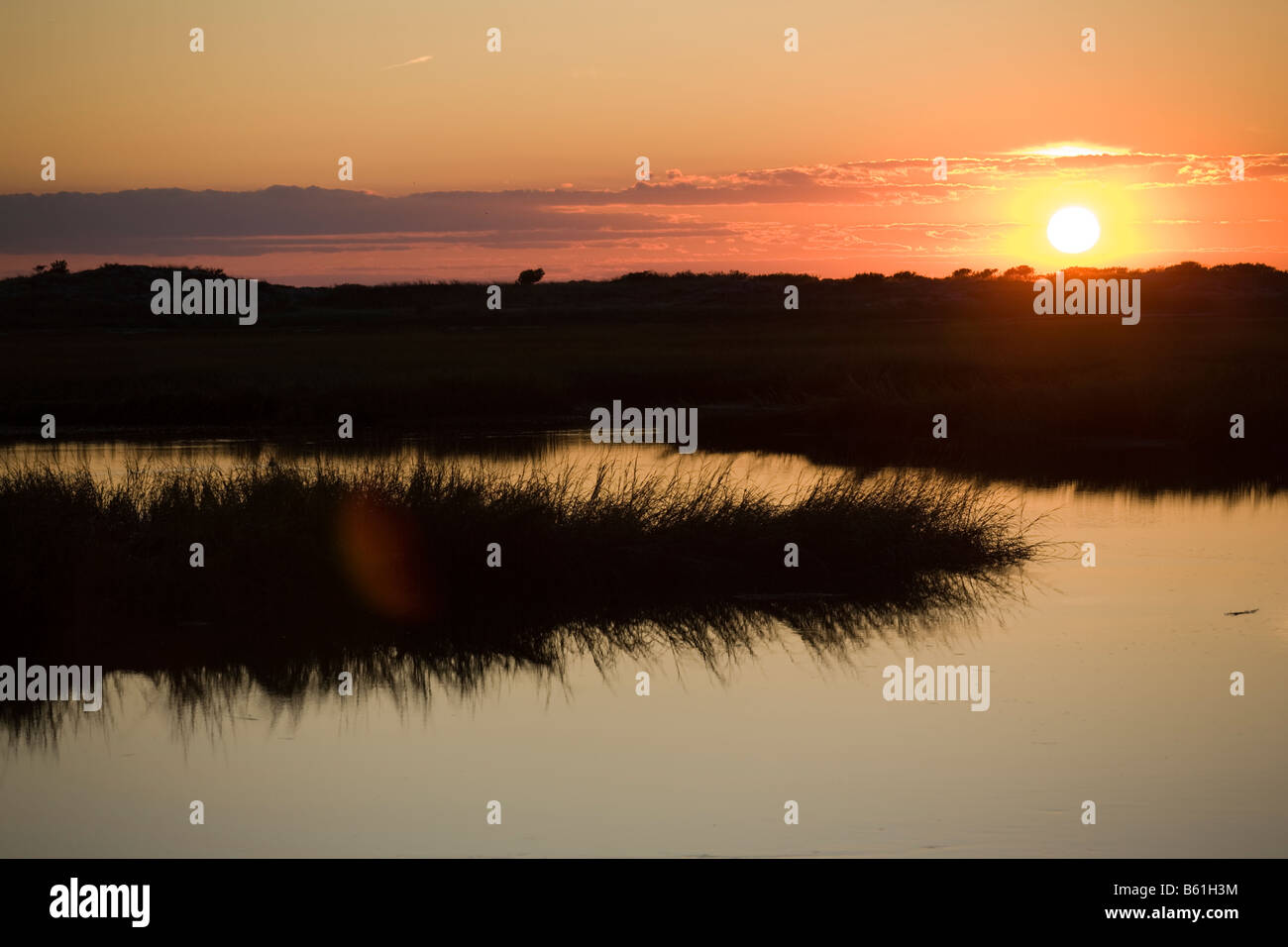 Cape Cod MA sunset Stock Photo - Alamy