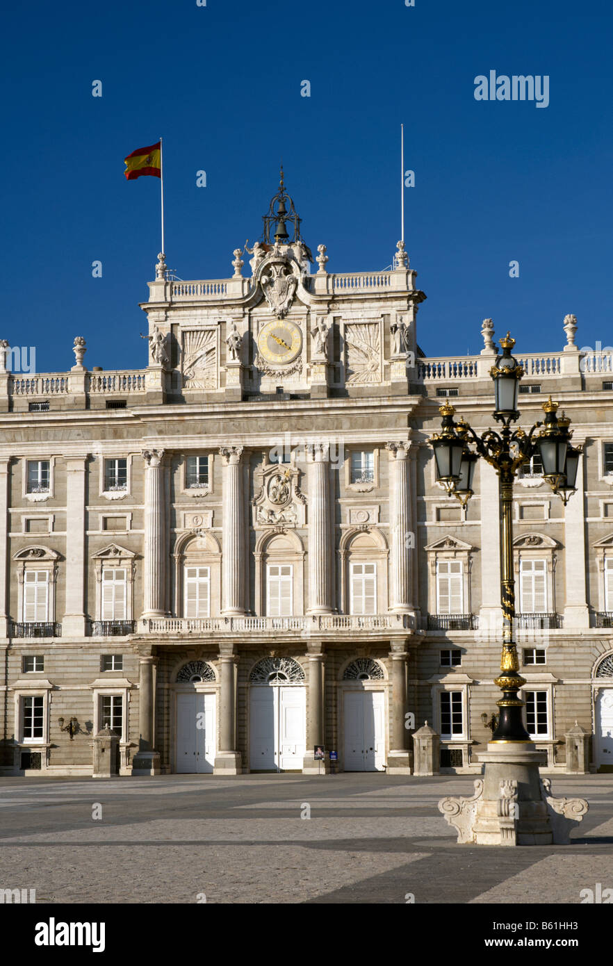 The facade of the Palacio Real in Madrid, Spain Stock Photo - Alamy