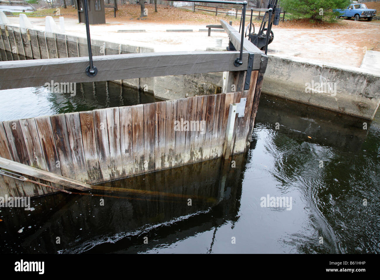 Songo Lock Located on the Songo River which connects Sebago Lake to ...