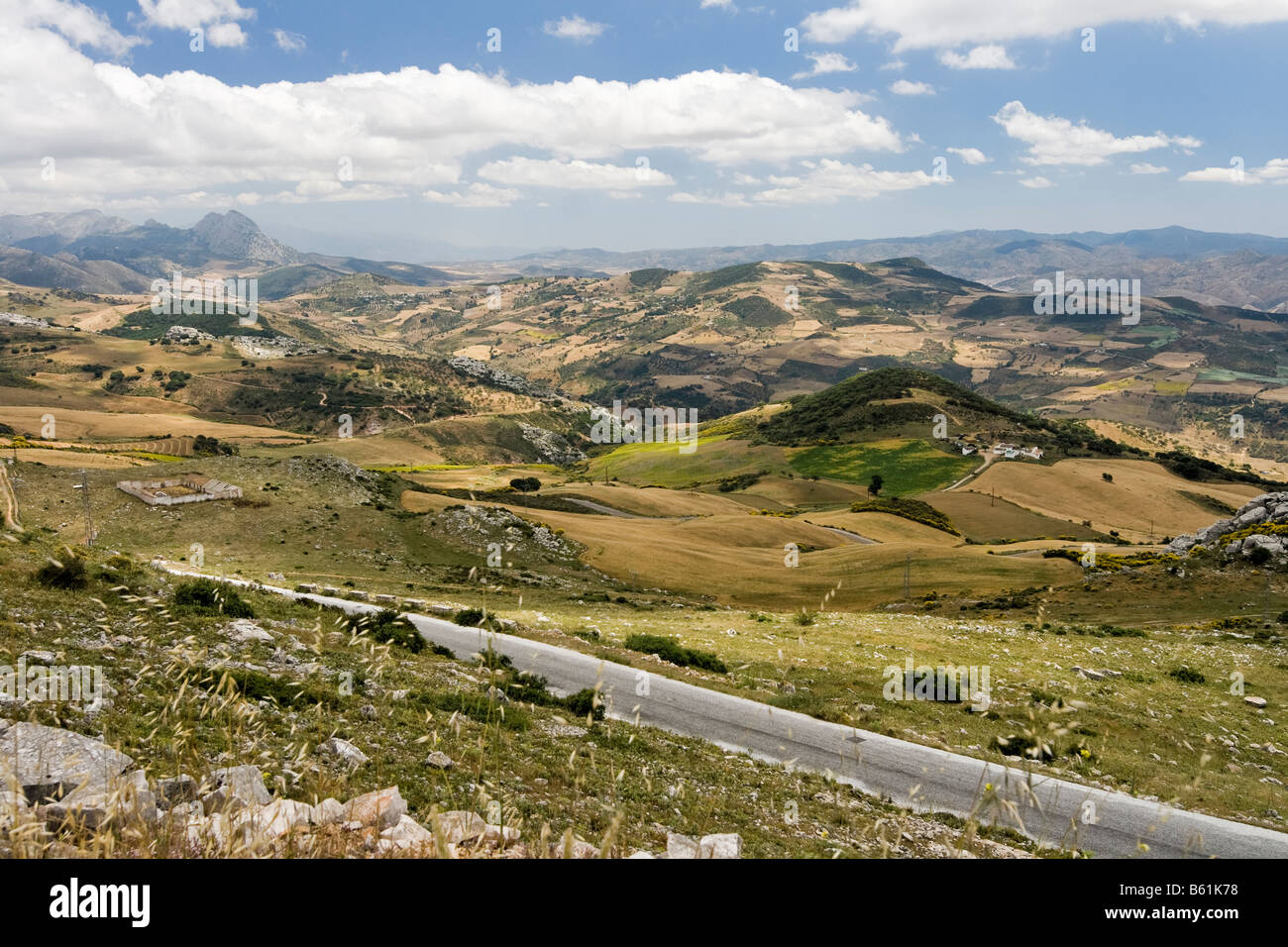 Malaga costa del sol spain landscape Stock Photo - Alamy