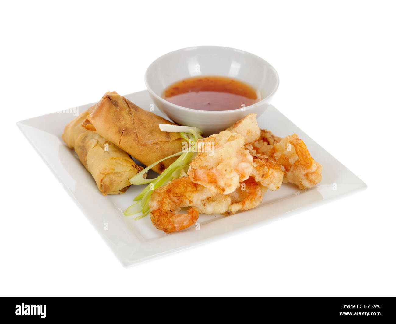 Prawn tempura roll Cut Out Stock Images & Pictures - Alamy
