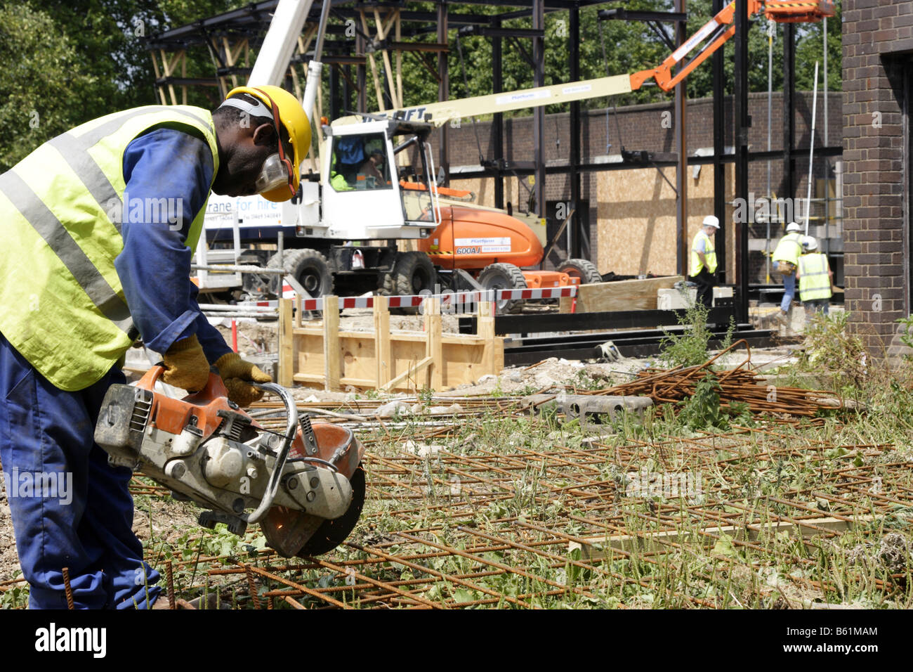 Construction Work in Progress Stock Photo - Alamy