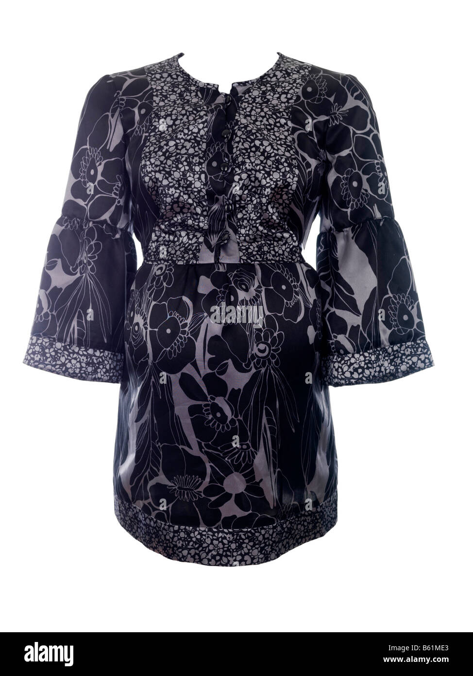 Black patterned top hi-res stock photography and images - Alamy