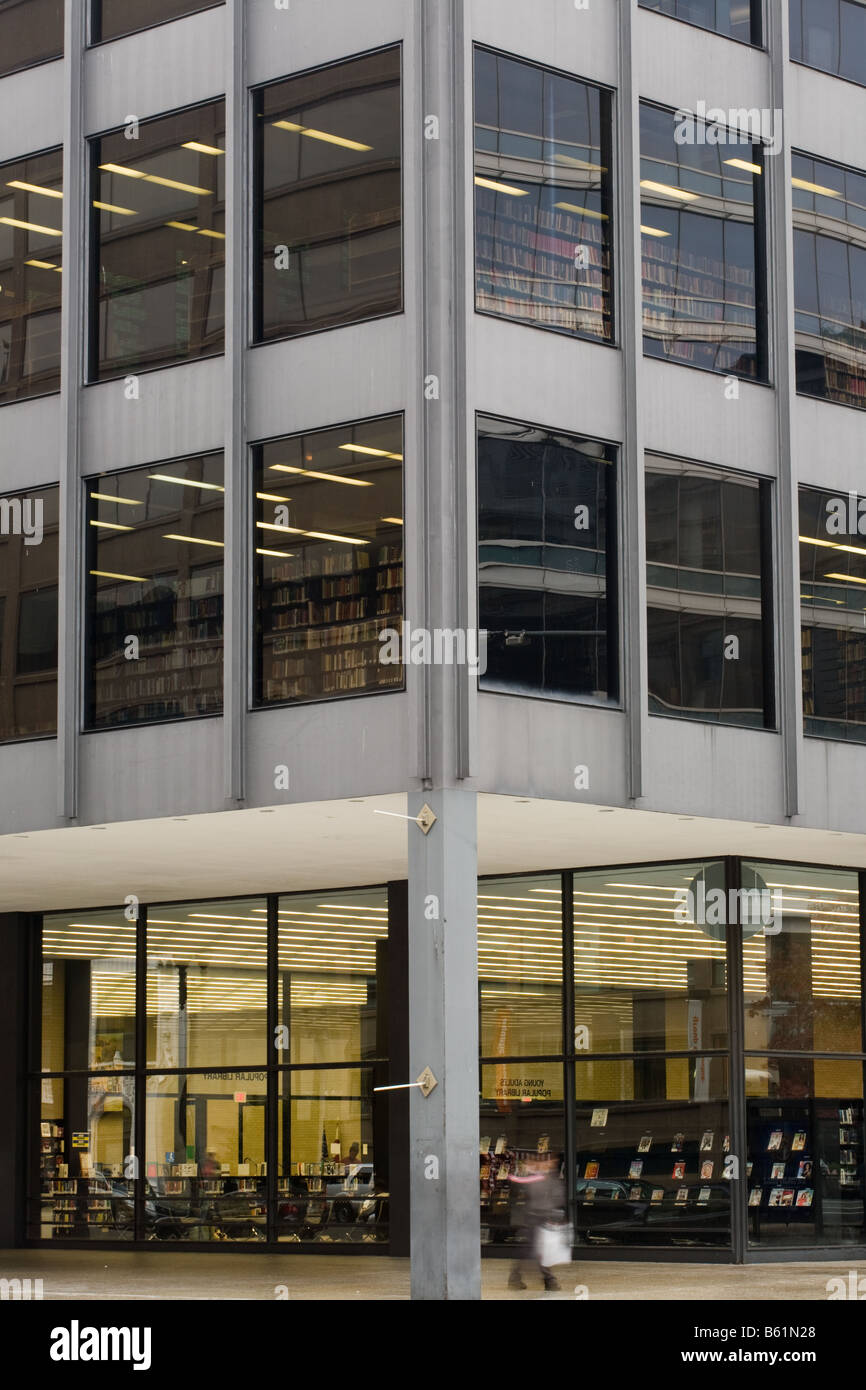 Martin Luther King Library by Mies van der Rohe Washington D.C Stock ...