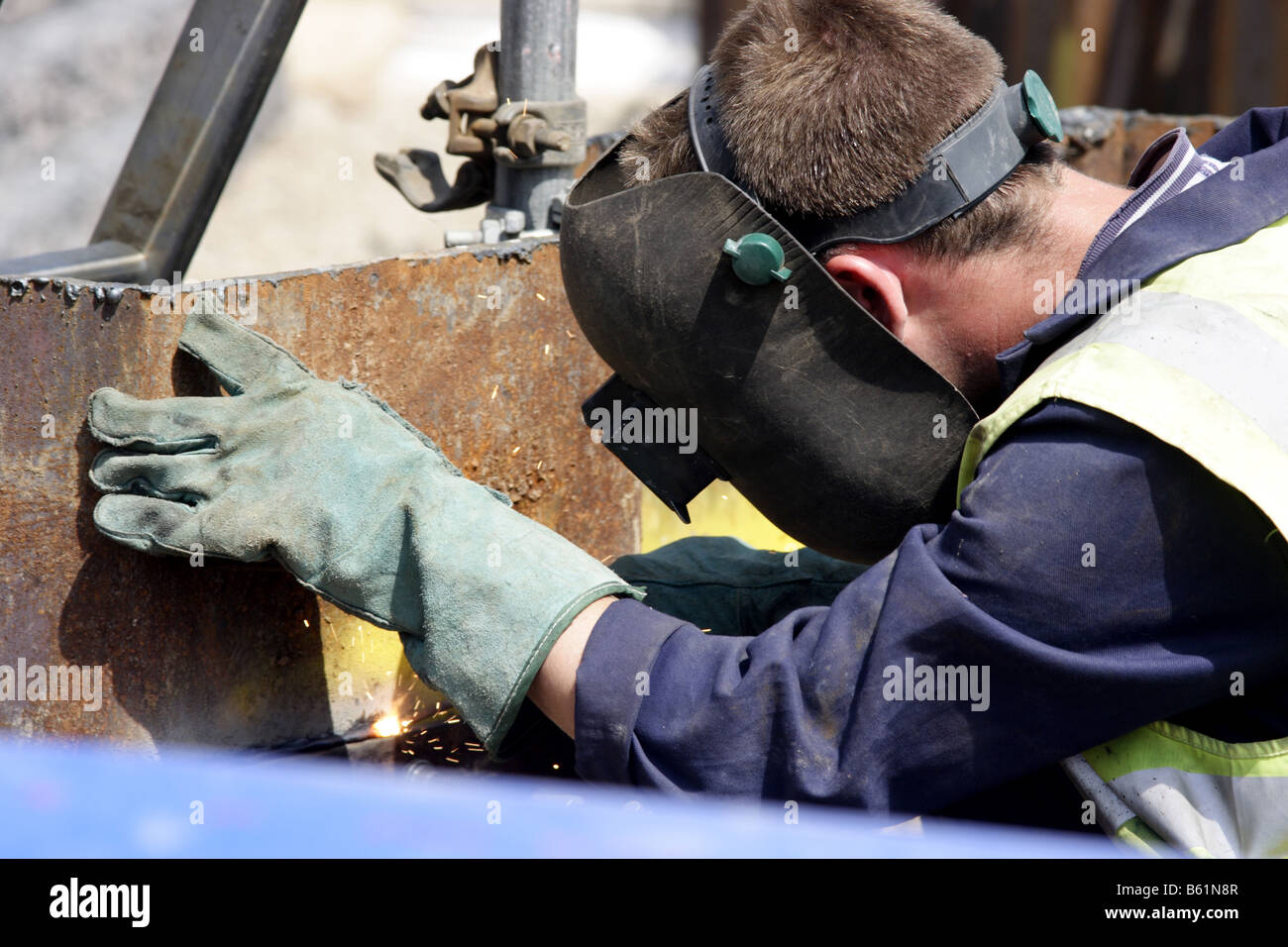 Construction Work in Progress Stock Photo - Alamy