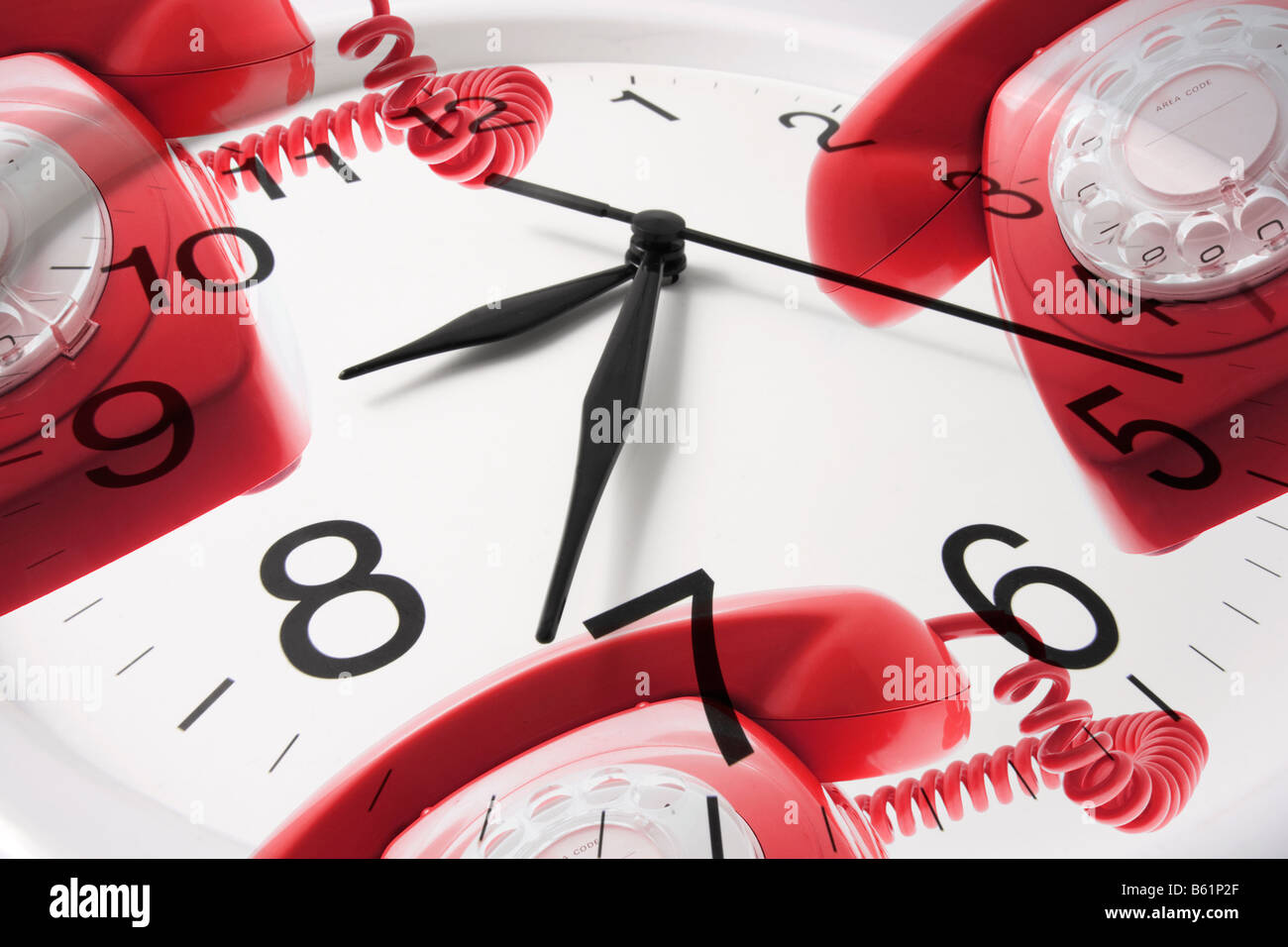 Telephone clock hi-res stock photography and images - Alamy