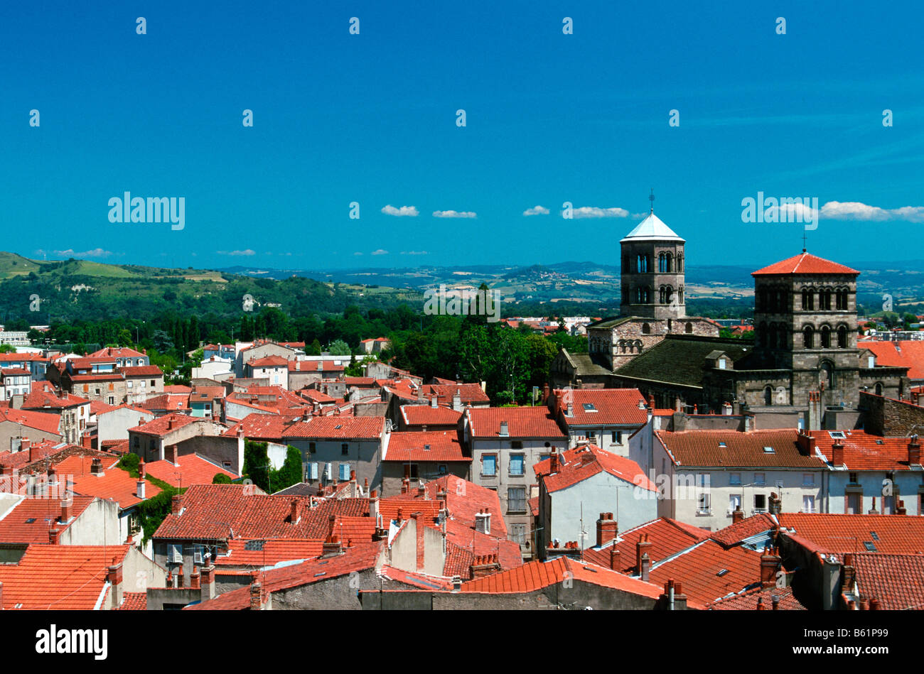 ISSOIRE PUY DE DOME AUVERGNE FRANCE Stock Photo - Alamy