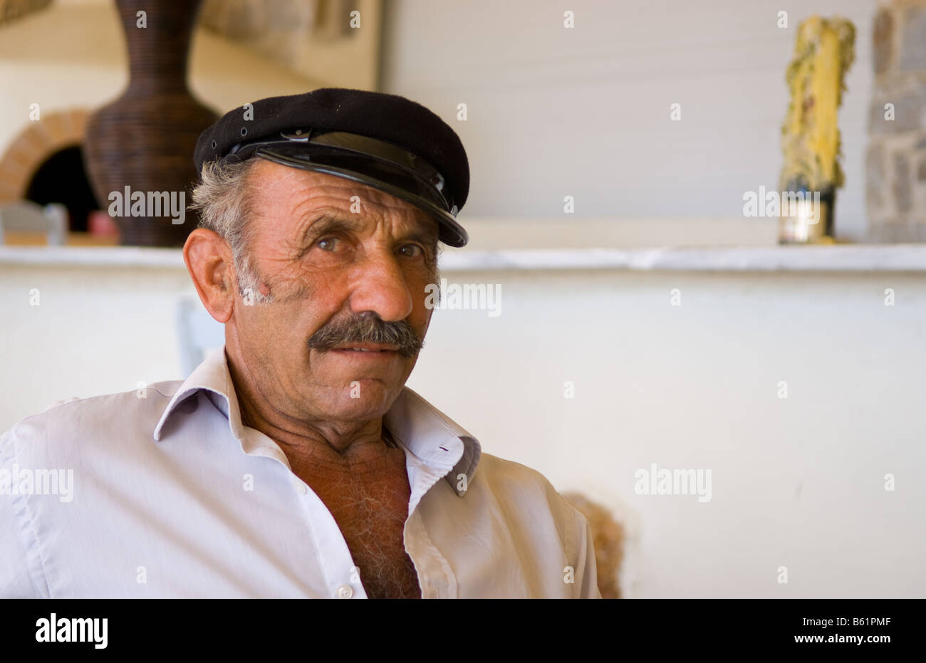 Greece portrait greek man hi-res stock photography and images - Alamy