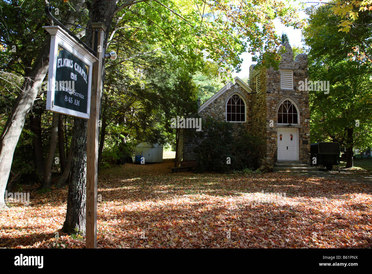 Elkins Chapel Located in New London New Hampshire USA which is part of ...