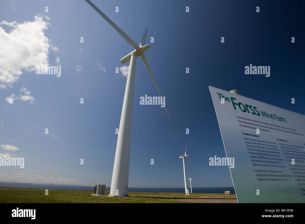 Forss Windfarm, Northern Scotland Stock Photo - Alamy