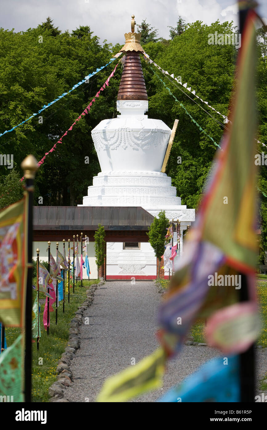 Kagyu Samye Ling Tibetan Buddhist Monastery and retreat, Scotland Stock ...