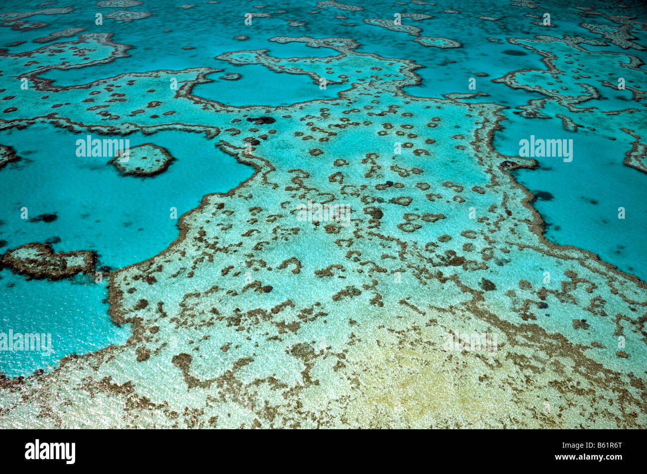 Reefs and atolls of the Great Barrier Reef, Australia Stock Photo - Alamy