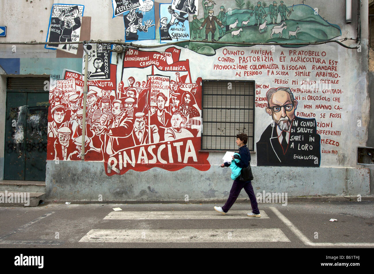 Murals of orgosolo hi-res stock photography and images - Alamy